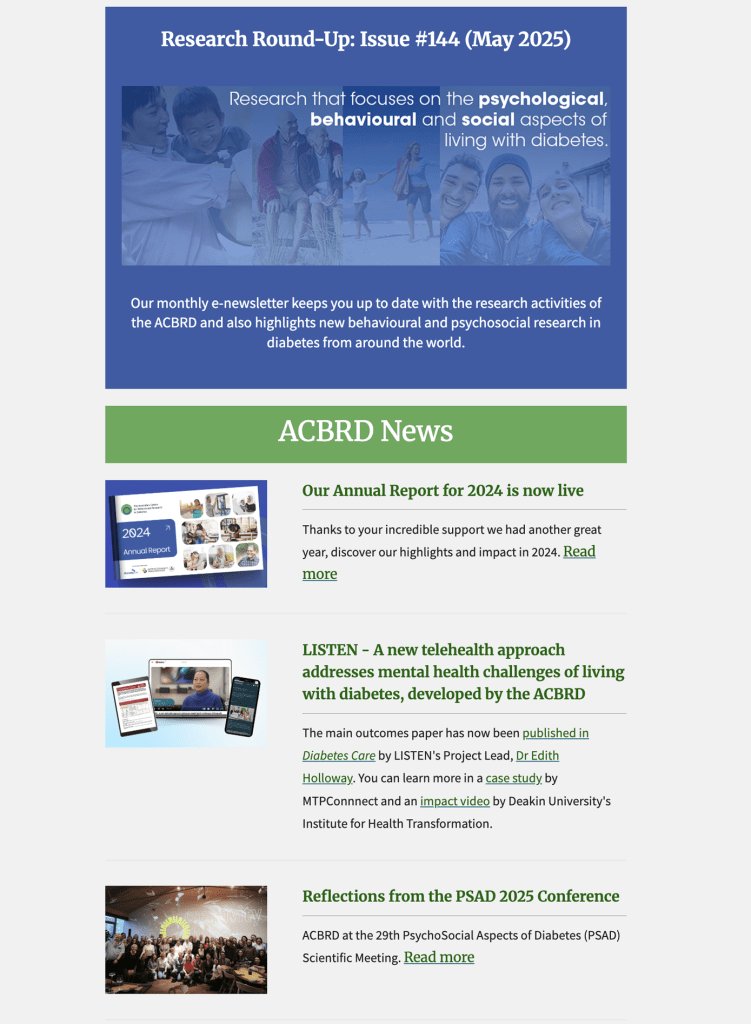 E-newsletter: Research Round-Up – ACBRD